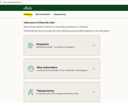Norgespris - strøm til 50 øre/kWh - Vibb