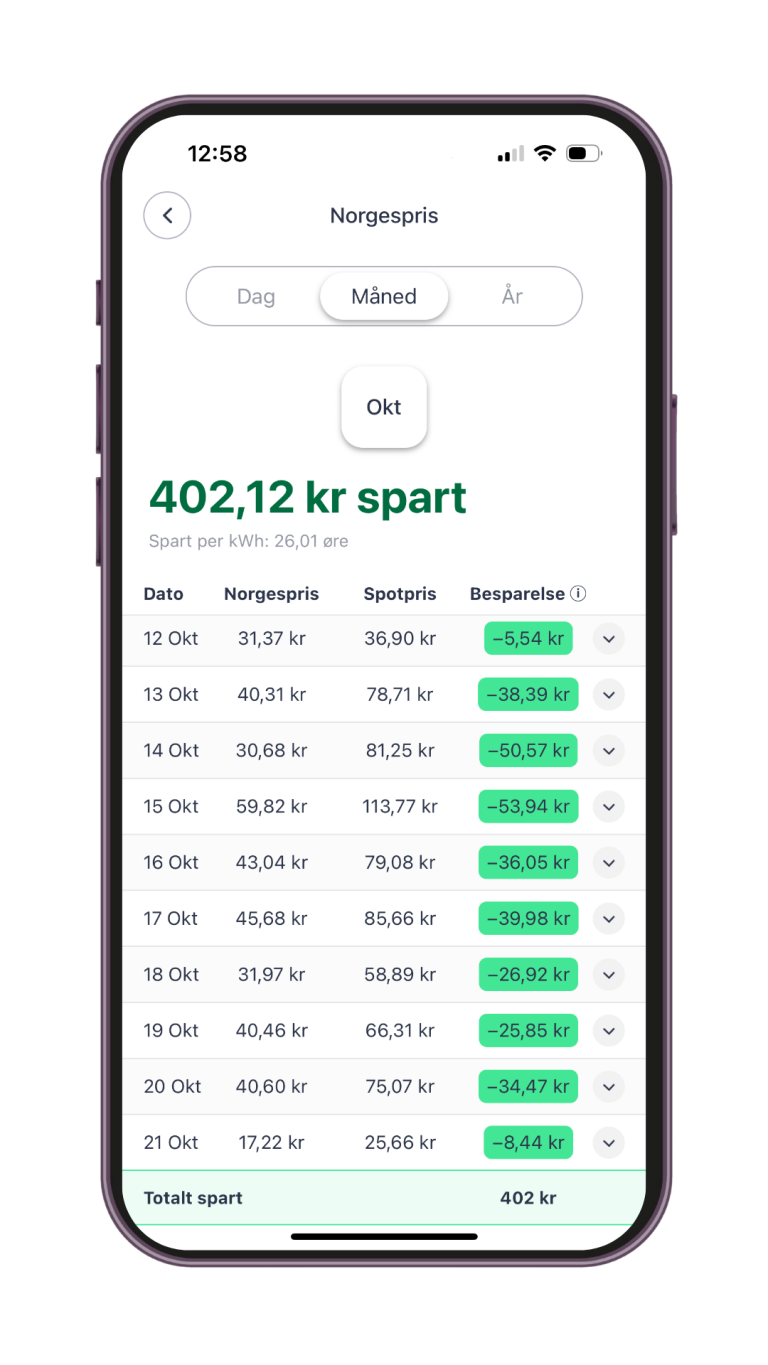 Norgespris - strøm til 50 øre/kWh - Vibb